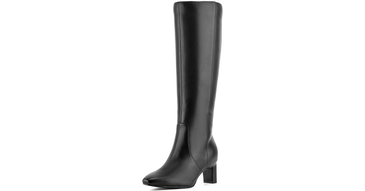 Rockport Mabel Wide Calf Mid Boot in Black | Lyst UK