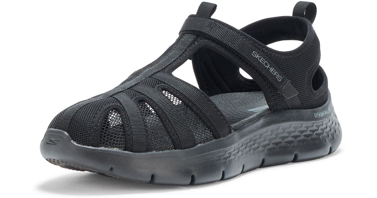 Skechers Closed Toe Sandal Fisherman in Black | Lyst UK