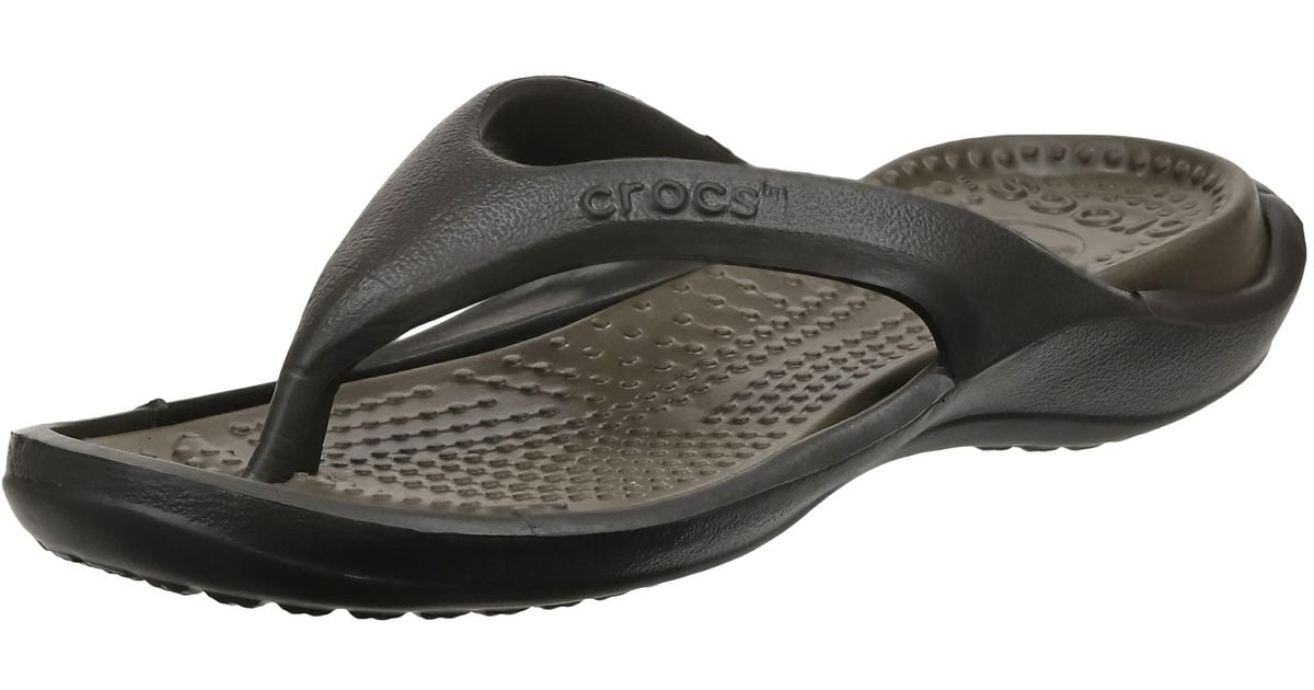 Crocs™ And Athens Flip Flops | Adult Sandals in Black | Lyst