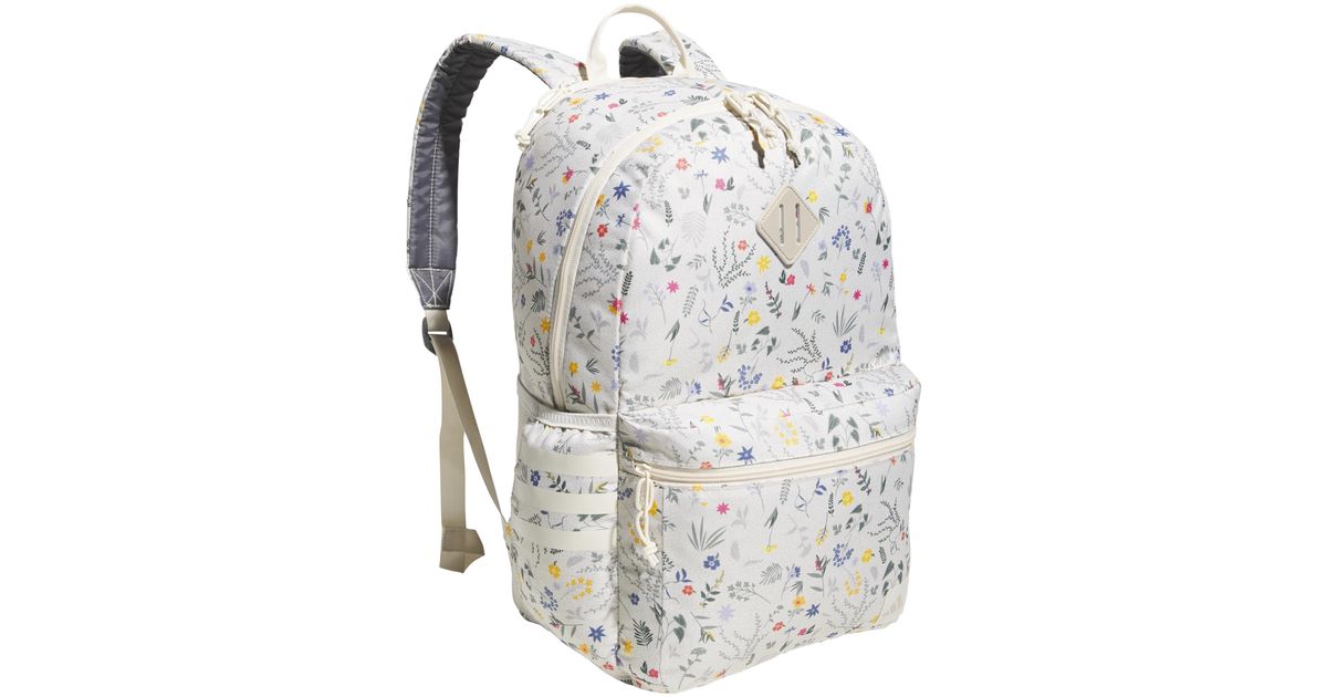 adidas Classic 3s 5 Laptop Backpack in White | Lyst
