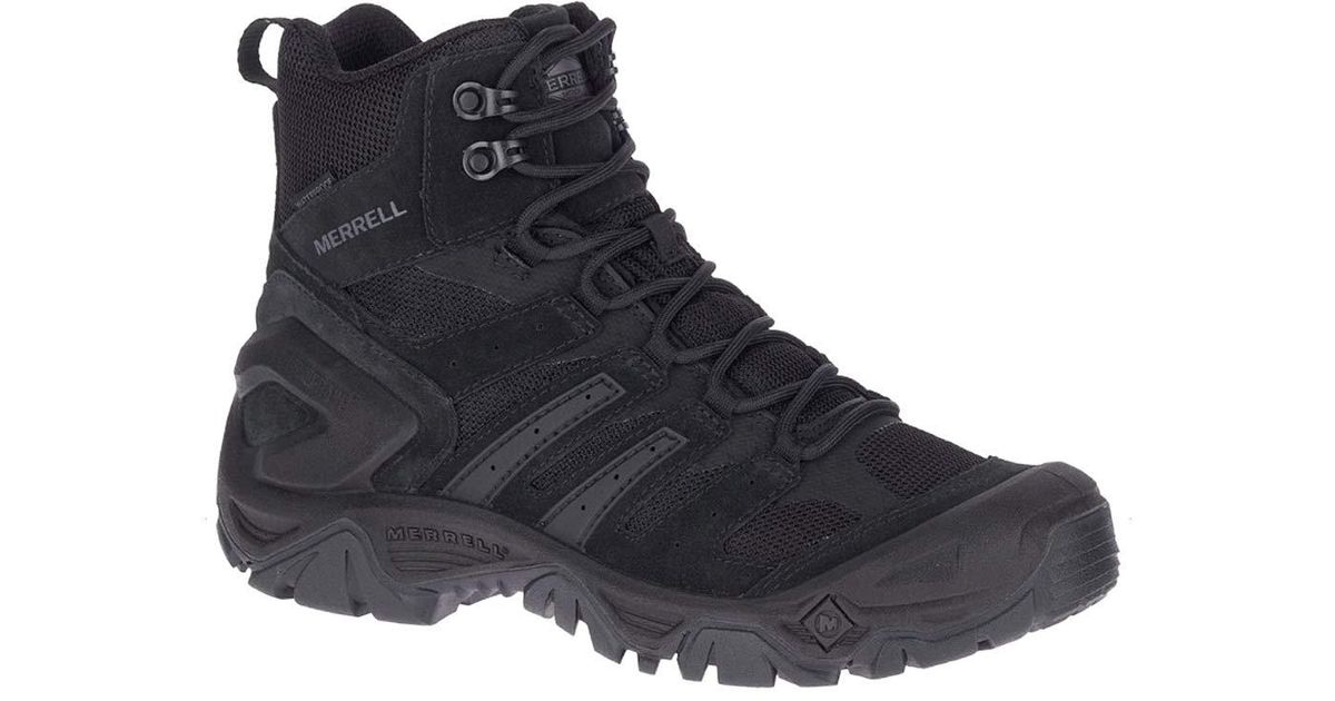 Merrell Strongfield Tactical 8" Waterproof Military Boot in Blue for ...