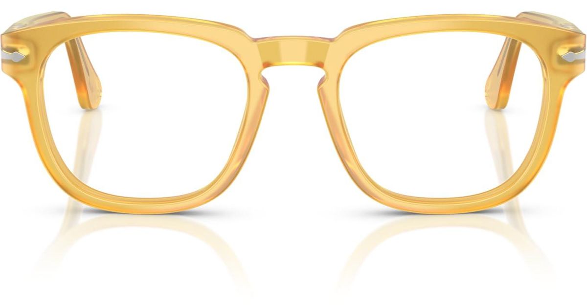 Persol Po3376v Square Prescription Eyewear Frames in Black | Lyst