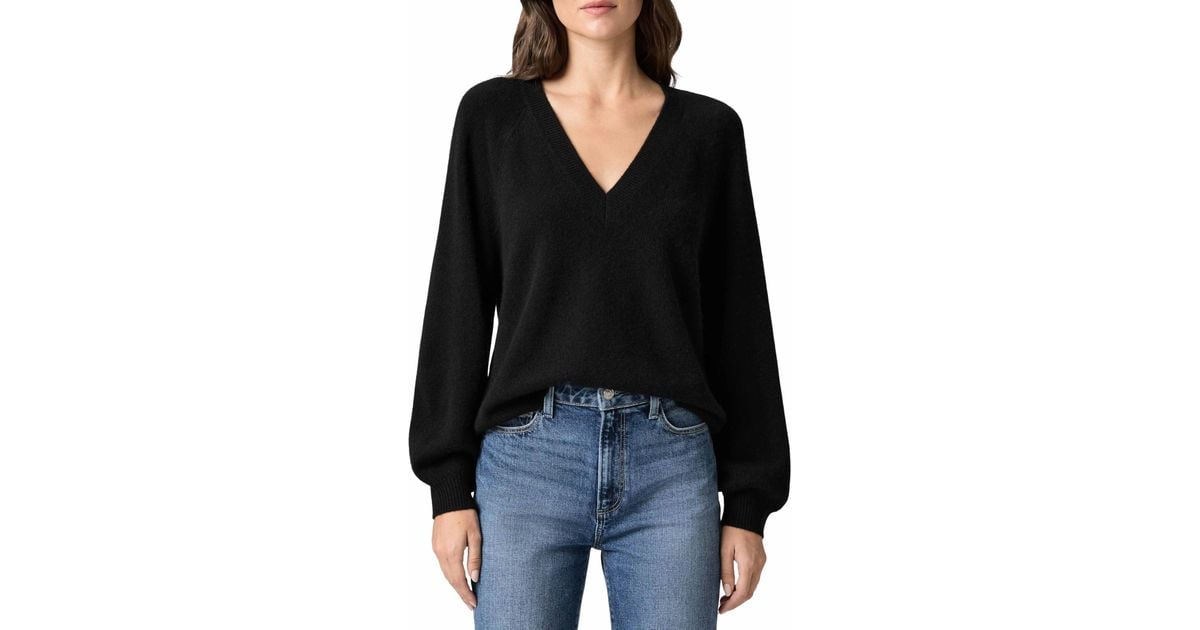 PAIGE Thea Sweater in Black | Lyst