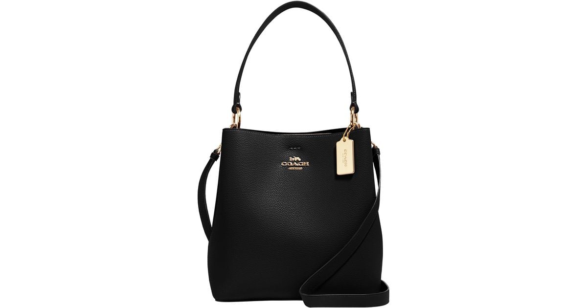 COACH Town Bucket Bag in Black | Lyst