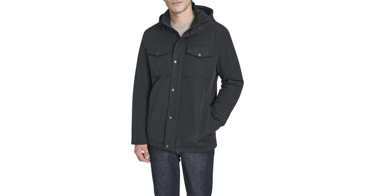 Cole Haan Everyday Cotton-touch Field Jacket With Quilted Lining in ...