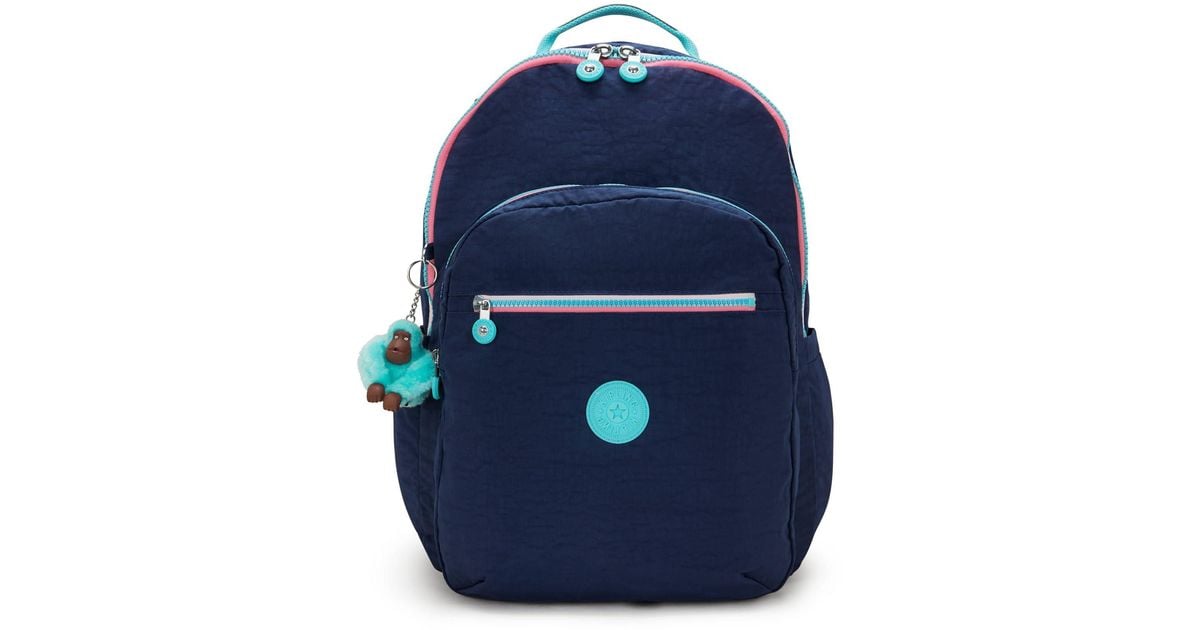 Kipling Seoul Extra Large Bts 17" Laptop Backpack in Blue | Lyst