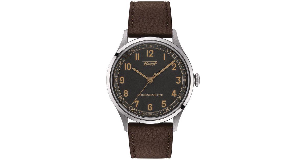 Tissot Heritage 1938 Automatic Cosc in Black for Men | Lyst