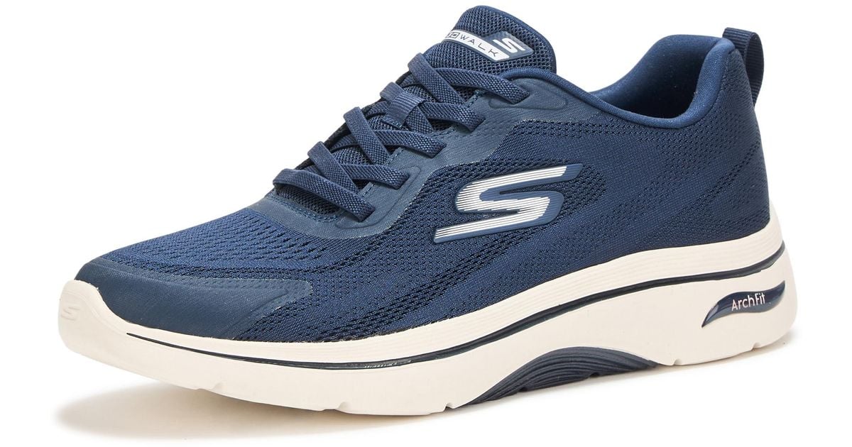 Skechers Go Walk Arch Fit 2.0 Levy Sneaker in Blue for Men | Lyst UK