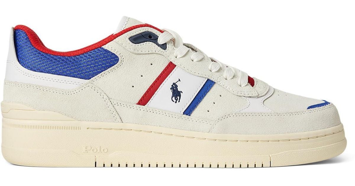 Polo Ralph Lauren , , Master Sport 125, Bianco/royal/red, 10, Medium in ...