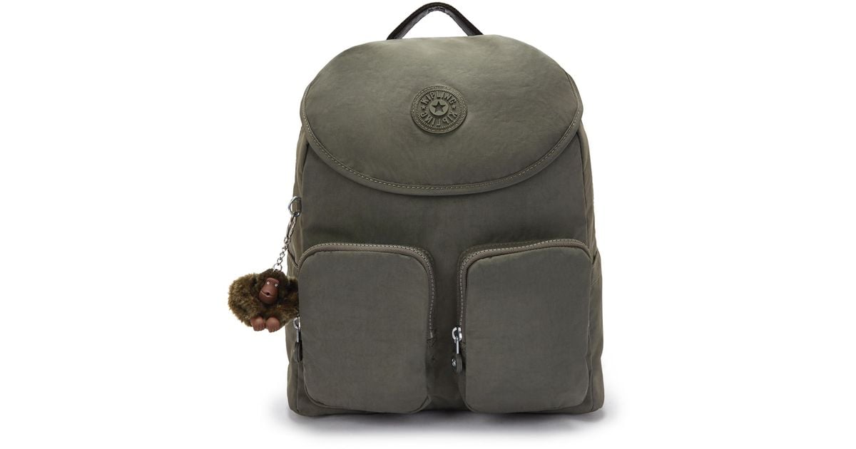 Kipling Fiona Backpack in Green | Lyst