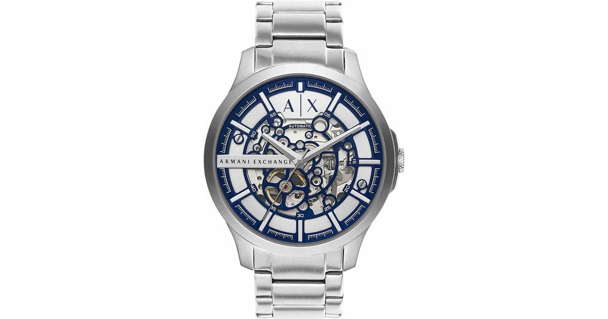 Emporio Armani Armani Exchange Automatic Watch With Stainless Steel ...