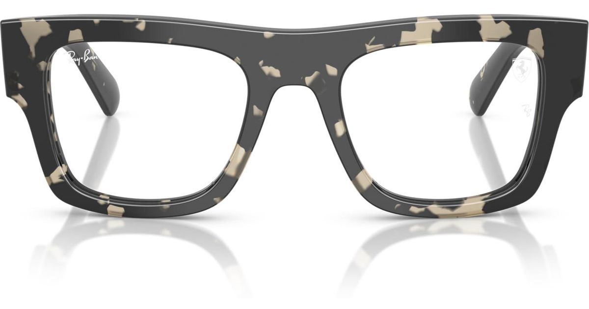 Ray-Ban Rx5517m Scuderia Ferrari Collection Square Prescription Eyewear ...