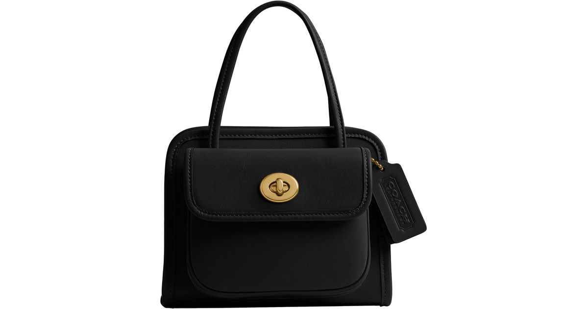 COACH Safari Tote in Black | Lyst