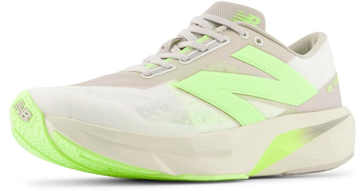 New Balance Fuelcell Rebel V4 (Moonrock/Bleached Lime Glo) Shoes in ...