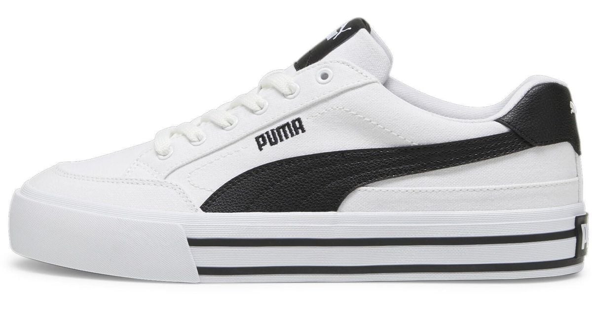 PUMA Court Classic Vulcanised Formstrip Sneakers in White for Men | Lyst UK