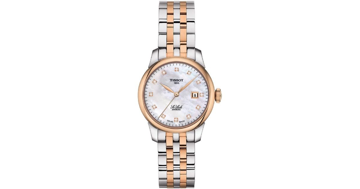 Tissot Le Locle Automatic Lady in Metallic | Lyst