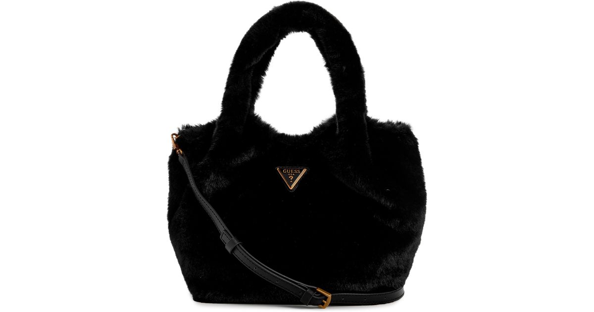 Guess Samia Small Tote in Black | Lyst