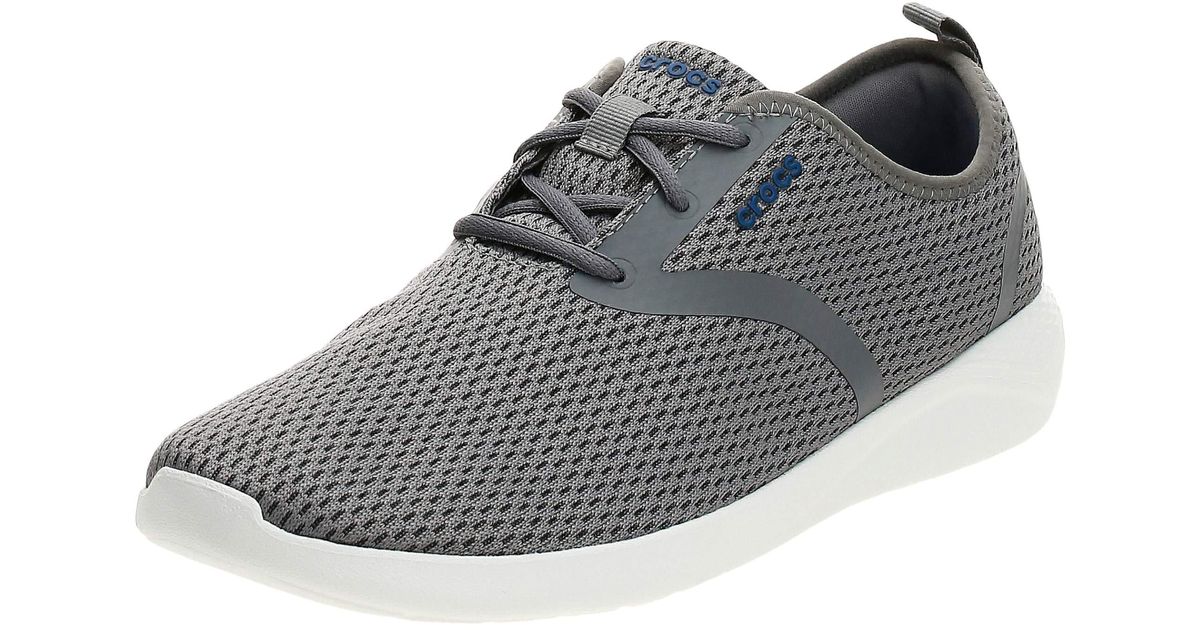 Crocs™ Literide Mesh Lace M in Gray for Men | Lyst