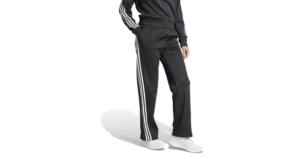 adidas Iconic Warpping 3-stripes Snap Track Pants in Black | Lyst
