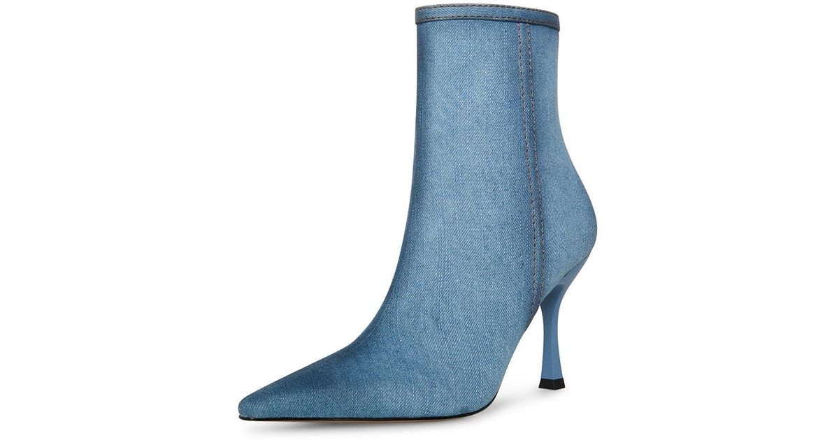Steve Madden Brecken Ankle Boot In Blue Lyst