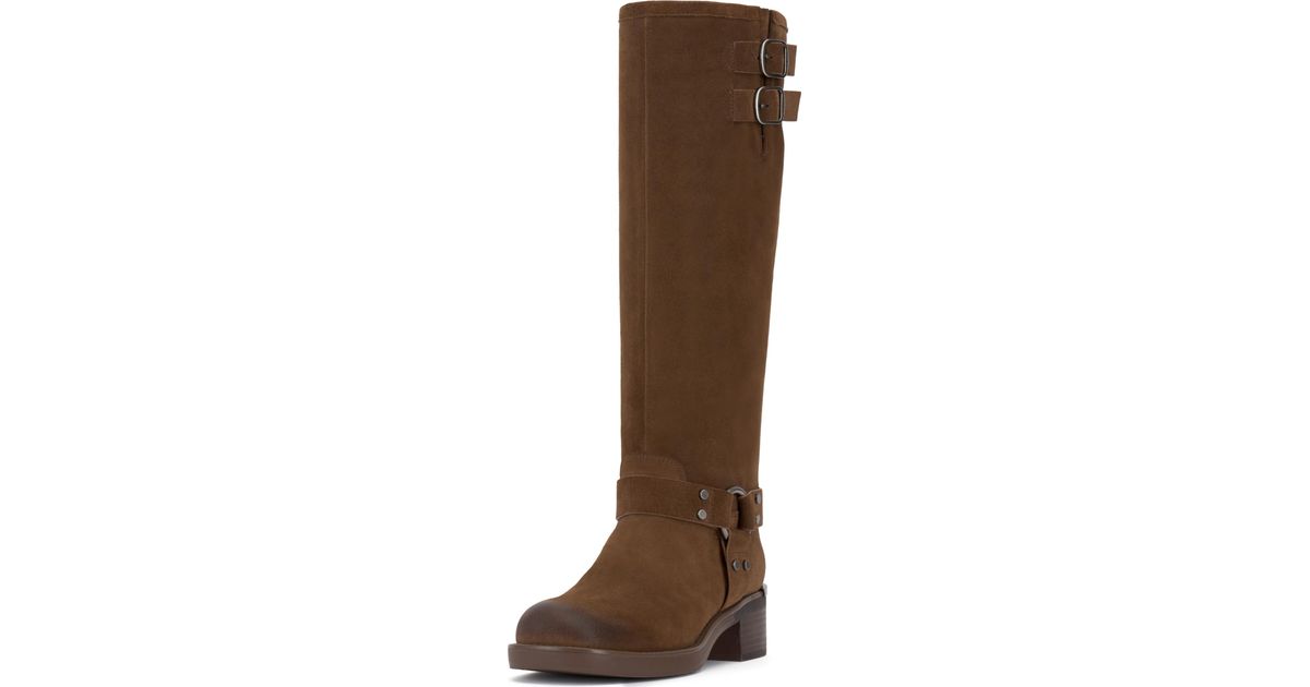 Vince Camuto Kaydin Knee High Boot in Brown | Lyst