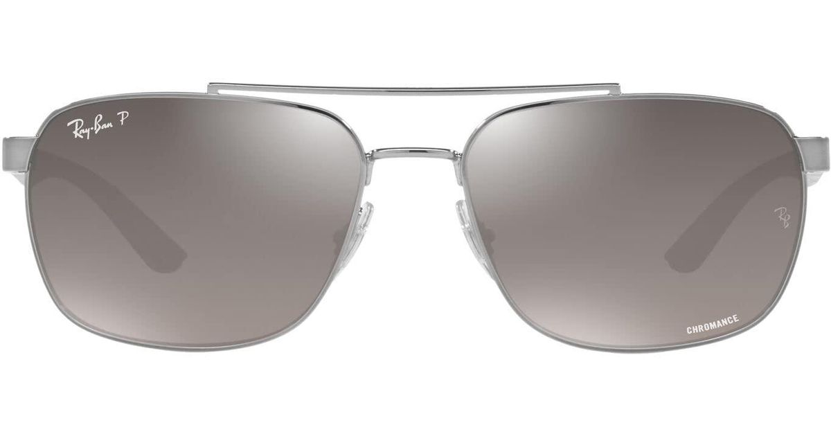 Ray-Ban Rb3701 Liteforce Rectangular Sunglasses in Black | Lyst