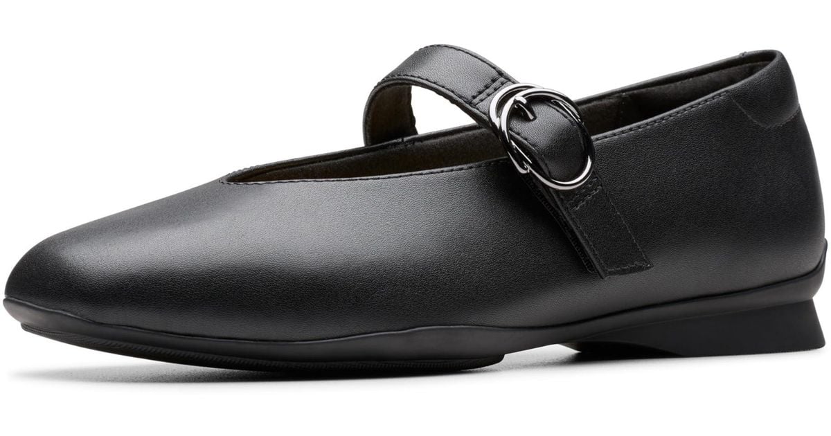 Clarks Jazmynn Iris Mary Jane Flat in Black | Lyst UK