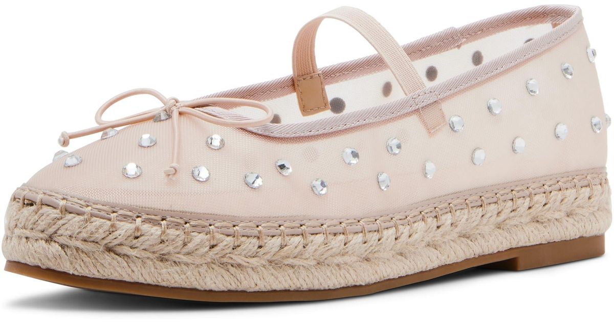 Madden Girl July02j1 Mary Jane Flat in Natural | Lyst