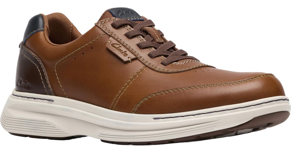 Clarks Craftwell Lace Oxford Sneaker in Brown for Men | Lyst