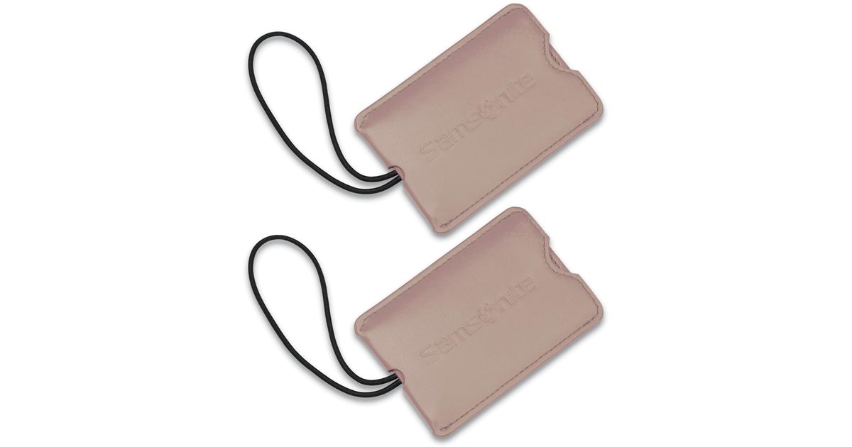 Samsonite Vinyl Id Tags in Brown | Lyst