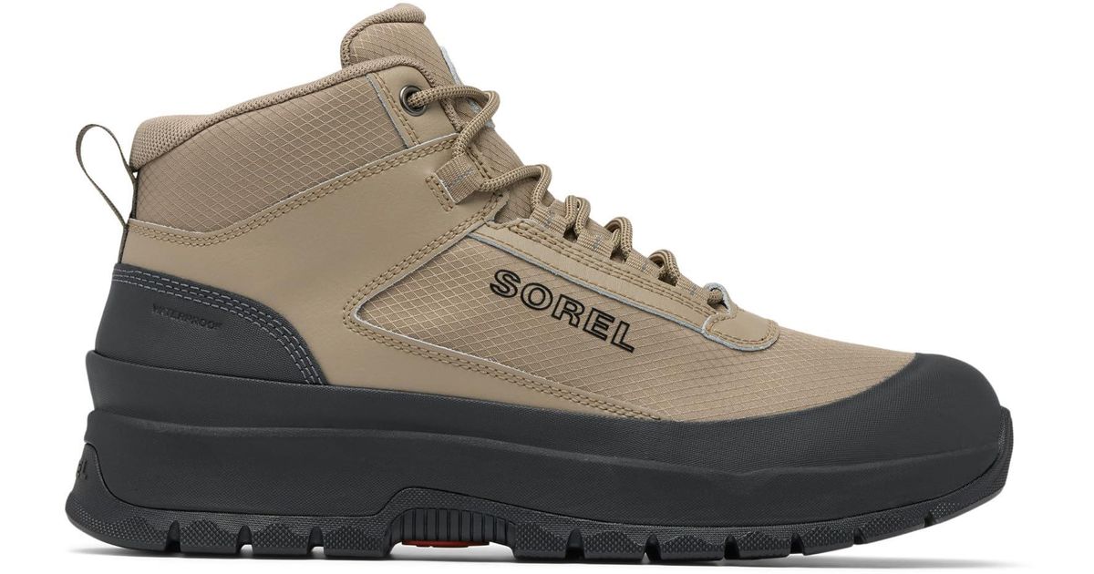 Sorel Outing Nw Sneaker Mid Waterproof in Brown for Men | Lyst