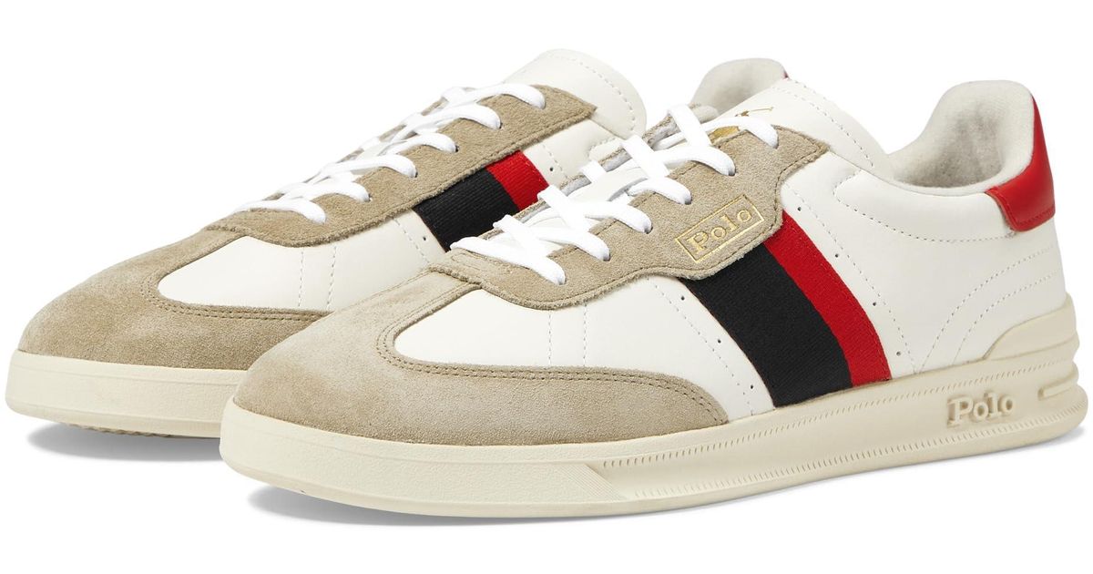 Polo Ralph Lauren Htr Aera (Milkshake//) Shoes in Black for Men | Lyst