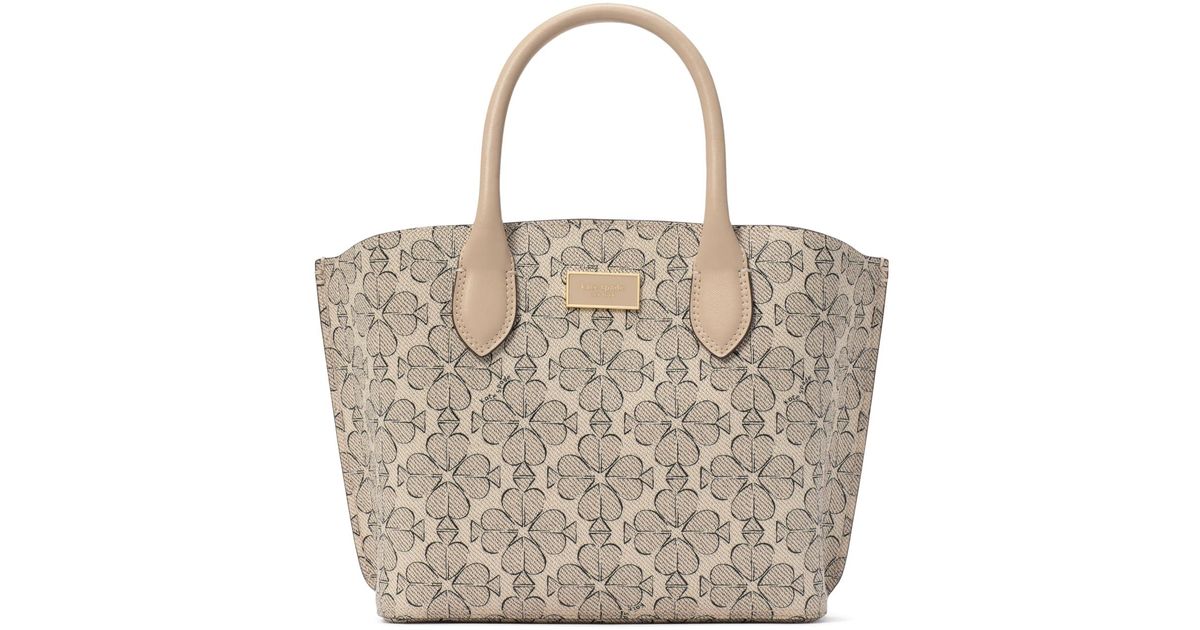 Kate Spade Suite Spade Flower Coated Canvas Large Work Tote | Lyst