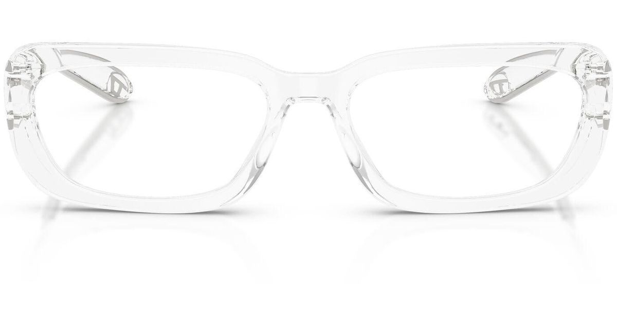 DIESEL Dl4012 Rectangular Prescription Eyewear Frames in Black | Lyst