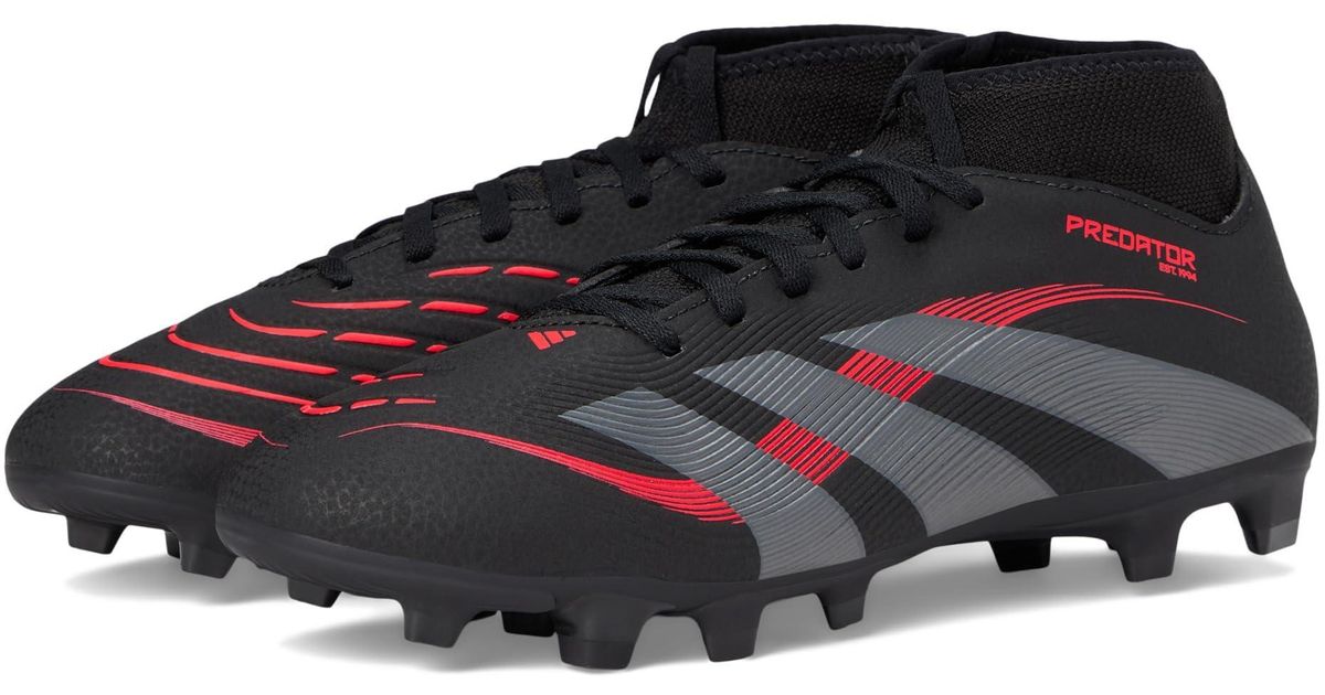 adidas Predator Club Sock Firm Ground/Multi Ground Soccer Cleats Soccer ...