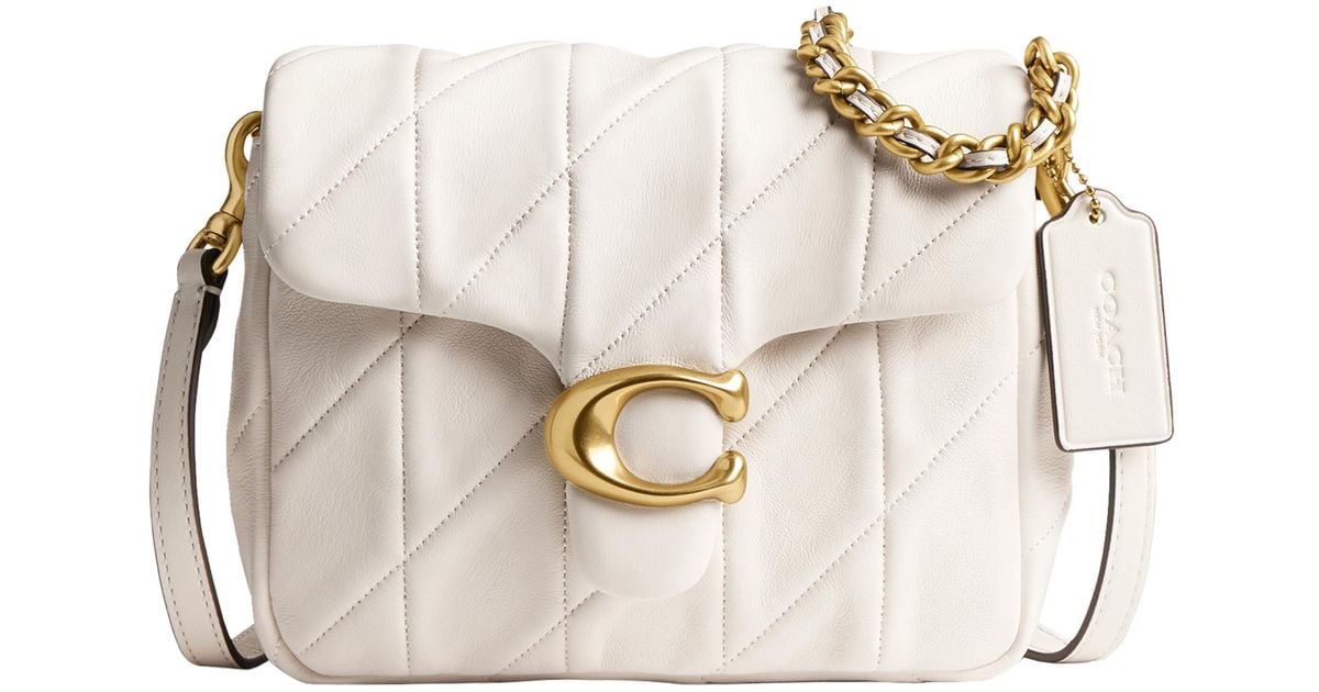 COACH Times Square Tabby 17 in Natural | Lyst