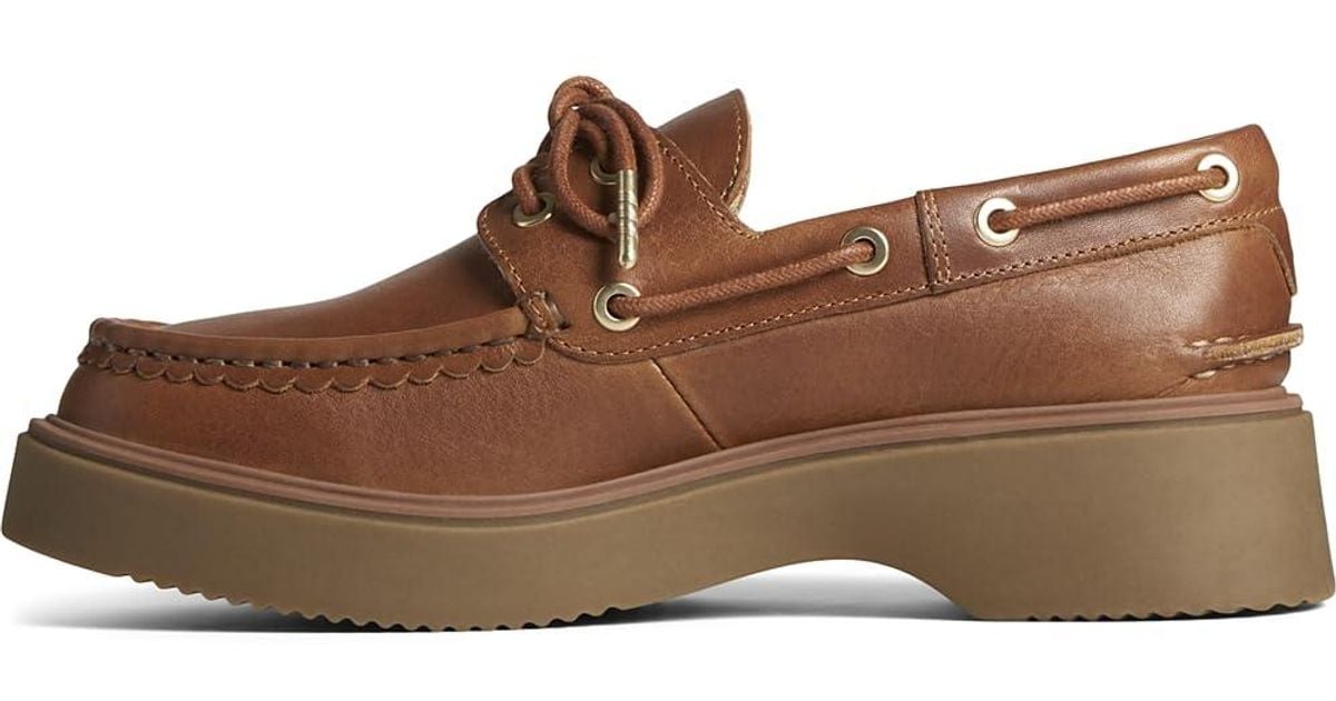 Sperry Top-Sider S Shoes Bayside Boat Shoe in Brown | Lyst