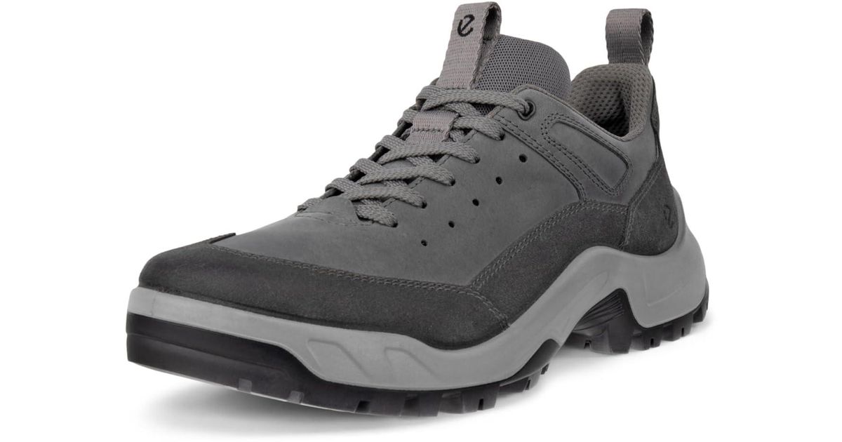 Ecco Offroad Cruiser Lace Up Hiking Shoe in Gray for Men | Lyst