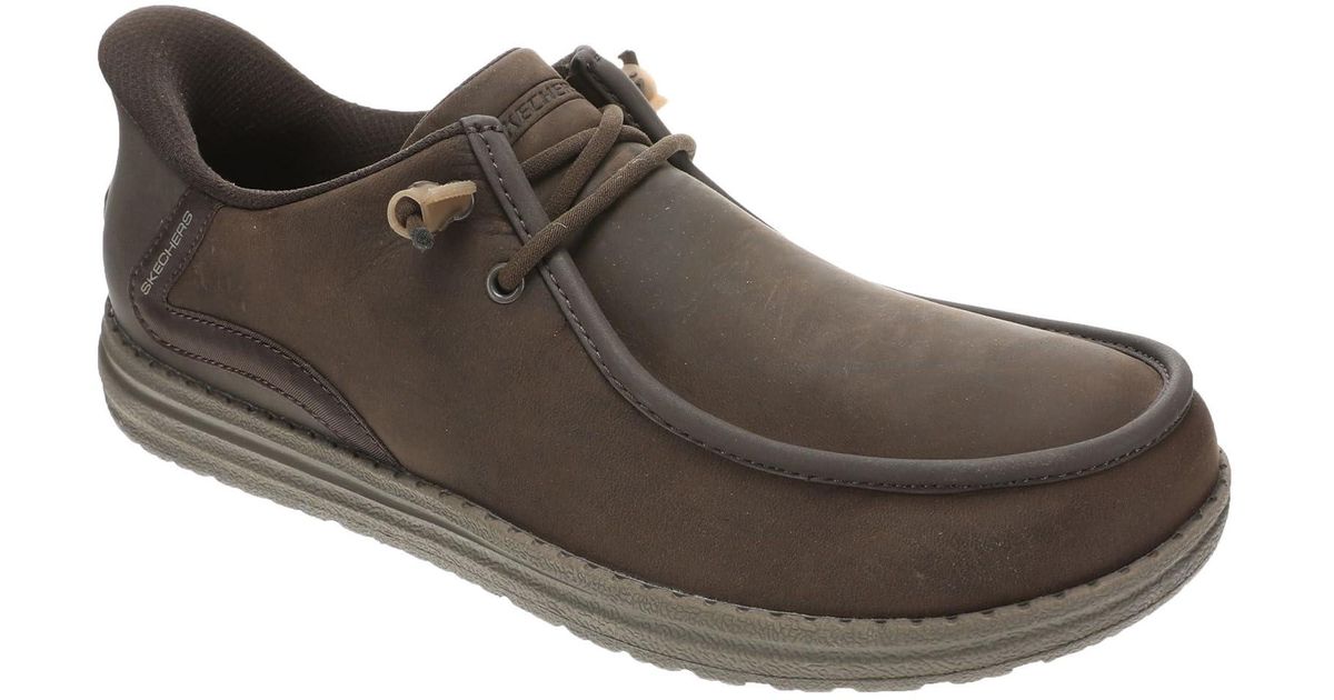 Skechers Edrick-coc-12 in Brown for Men | Lyst