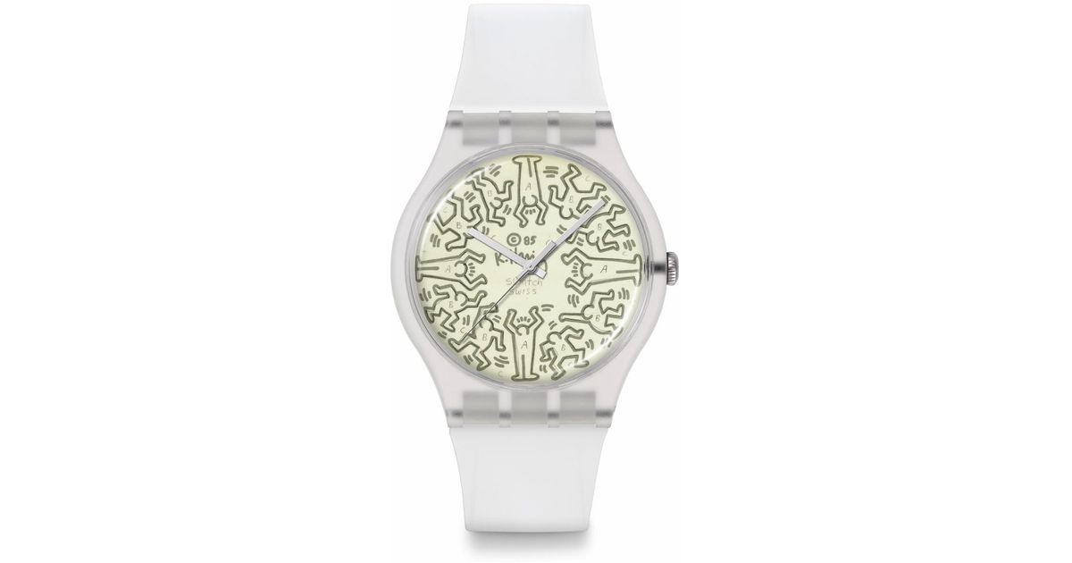Swatch Casual Watch Transparent Bioceramic Quartz From The Archive in ...