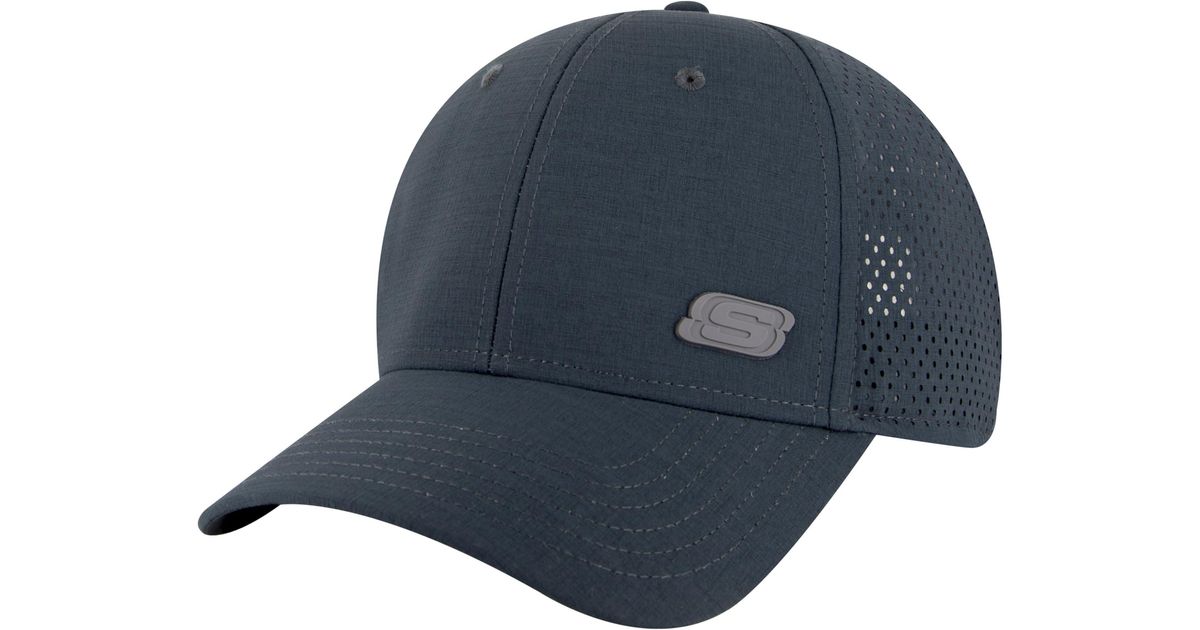 Skechers Triple S Logo Hat in Blue for Men | Lyst