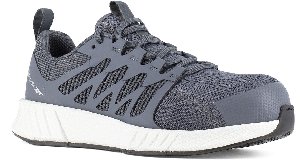 Reebok Fusion Flexweave Work Composite Toe Charcoal 8 M in Blue for Men ...