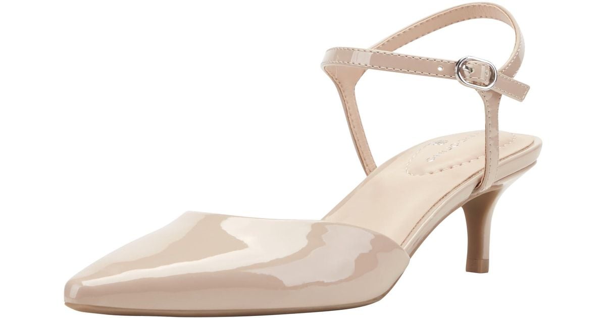 Bandolino Rose Pump in Natural | Lyst