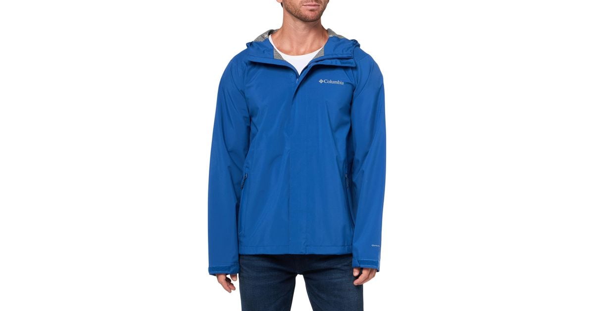Columbia Earth Explorer Ii Shell in Blue for Men | Lyst UK