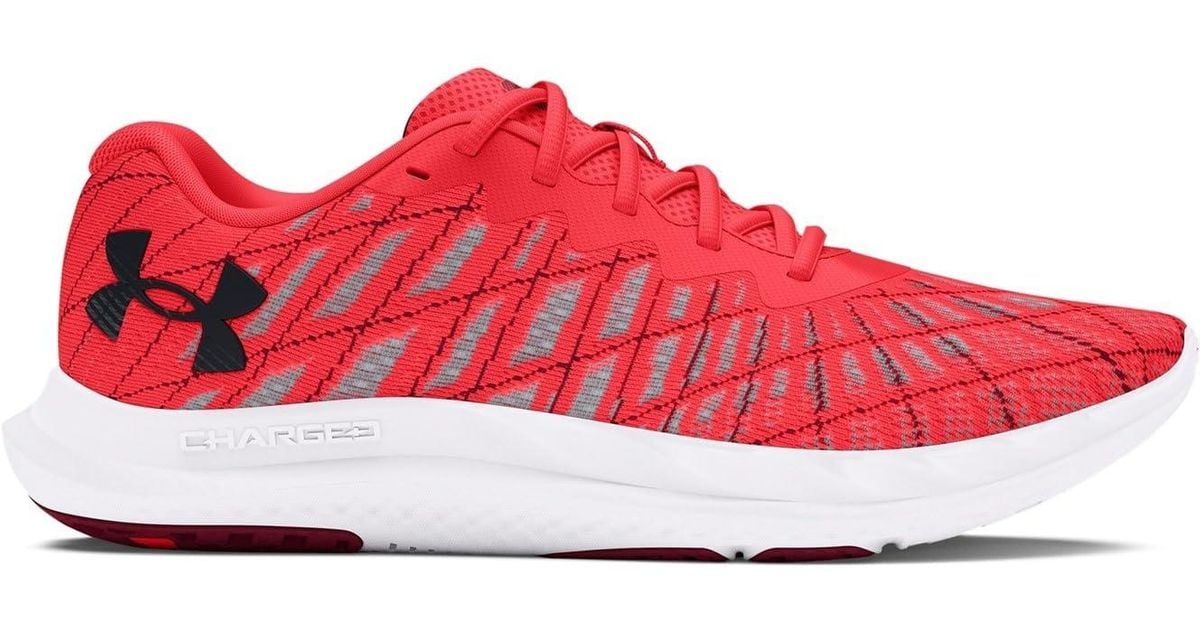 Under Armour Charged Breeze 2 Running Shoes in Red for Men | Lyst