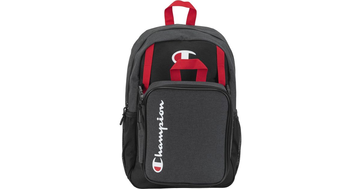 Champion Mode Lunch Kit & Backpack in Black | Lyst