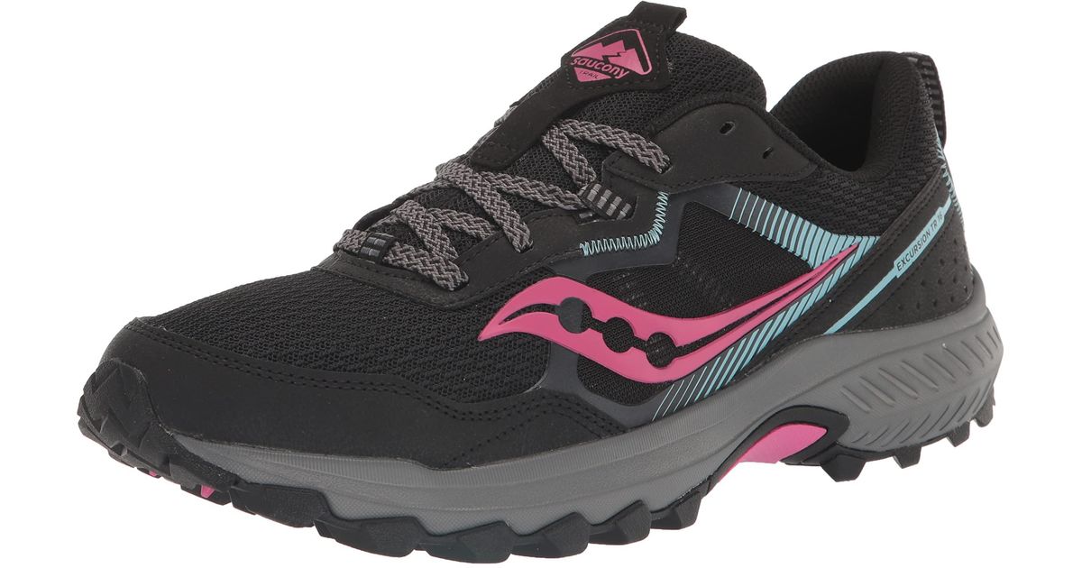 Saucony Excursion Tr16 Trail Running Shoe in Black | Lyst
