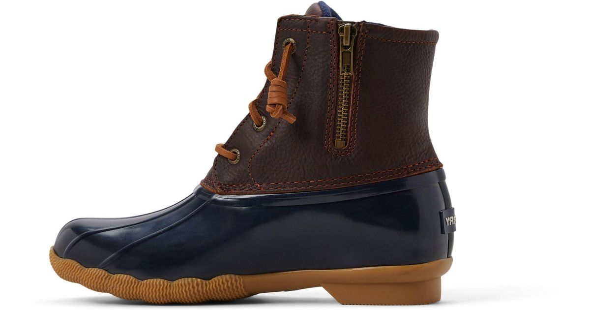 Sperry Top-Sider Saltwater Duck Boot in Blue | Lyst