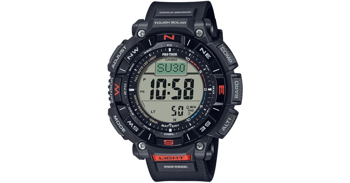 G-Shock Pro Trek Bio Mass Tough Solar Triple Sensor W/thermometer ...