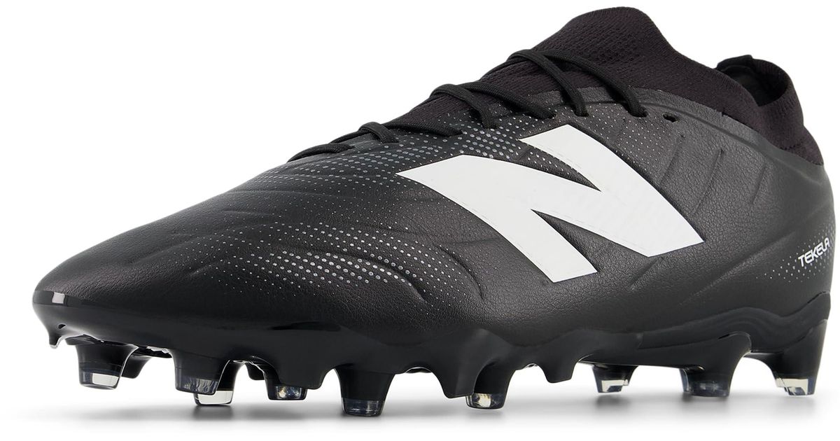 New Balance Tekela Team Low Laced Fg V5 Soccer Shoe in Black | Lyst